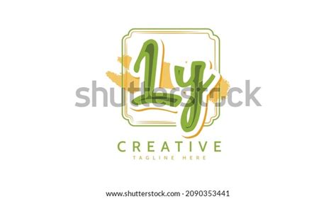 Ly Initials Handwriting Logo Vector Stock Vector Royalty Free