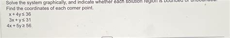 Solved Find The Coordinates Of Each Corner Chegg Com