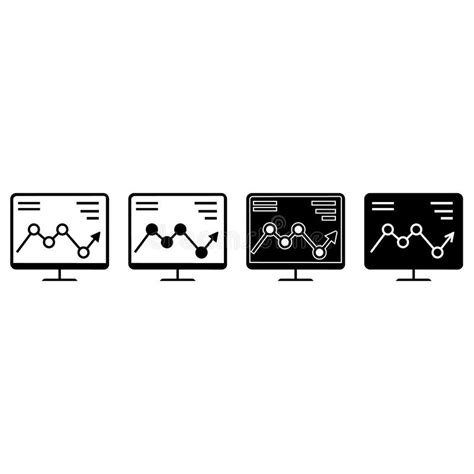 Data Analysis Vector Icon Set Modern Linear Graphic Design Concepts
