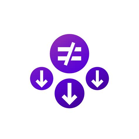 Reduced Inequality Icon Vector Design 24694371 Vector Art At Vecteezy