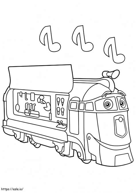 Frostini De Chuggington Coloring Page