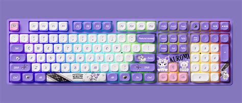 Kuromi 5108b Plus Keyboard Hello Kitty Charm Noveltykeycaps