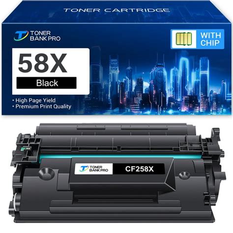 58x Cf258x Black Toner Cartridge With Chip M404n Compatible For Hp