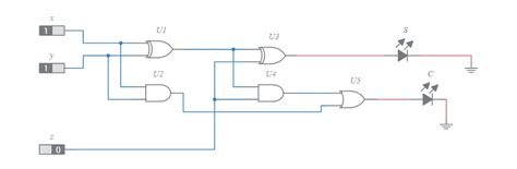 Bit Full Adder Multisim Live
