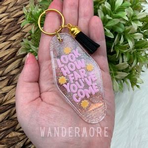 Motel Keychain Etsy