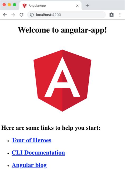 Angular Project Run Command