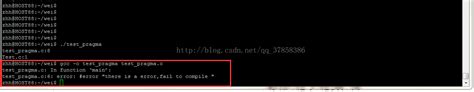 c c C语言 error line pragma预处理学习 opensmarty 博客园