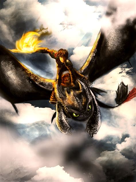 How To Train Your Dragon Fanart Speedpaint Behance