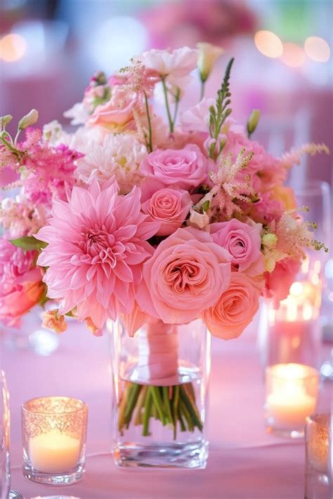 Pink Dreams 16 Stylish Ideas For A Pink Wedding Pink Wedding Flower