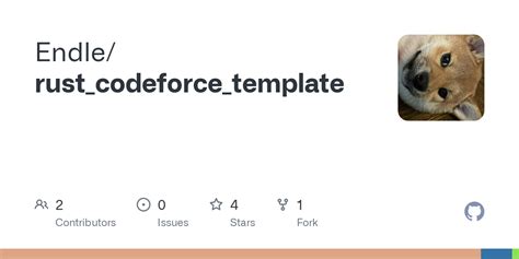 Github Endle Rust Codeforce Template