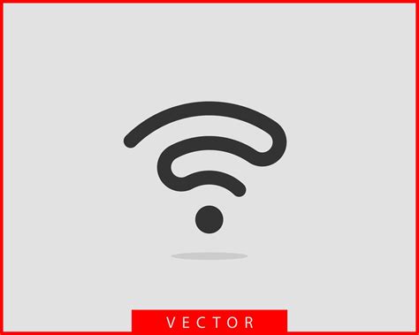 Free Wi Fi Icon Connection Zone Wifi Vector Symbol Radio Waves Signal 15916343 Vector Art At
