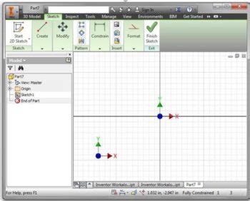 Module 4 Sketching Lines Introduction To Drafting And Autodesk Inventor