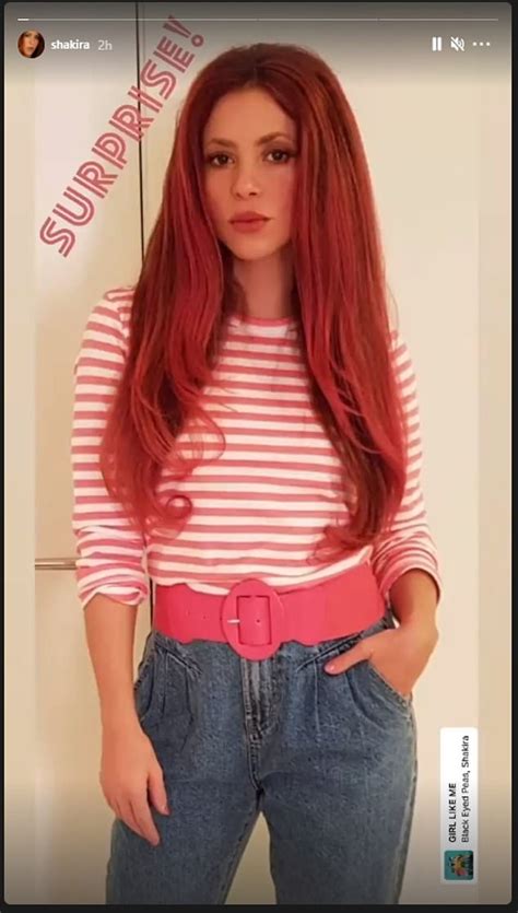 Shakira Bën Flokët E Kuqe Mahnit Fansat Me Paraqitjen E Fundit