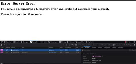 502 Bad Gateway Error Unable To Access Website · Issue 14873