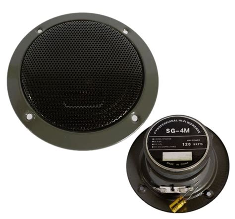 Sg 4m Professional Hi Fi Midrange Speaker With Free Capacitor Lazada Ph