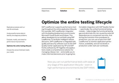 sap loadrunner by hp solution brief ppt