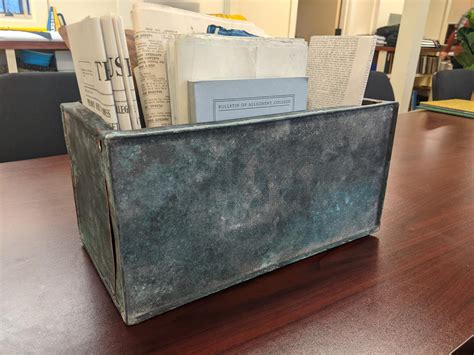Time Capsule Discovered In Rubble Of Caflisch Hall The Campus