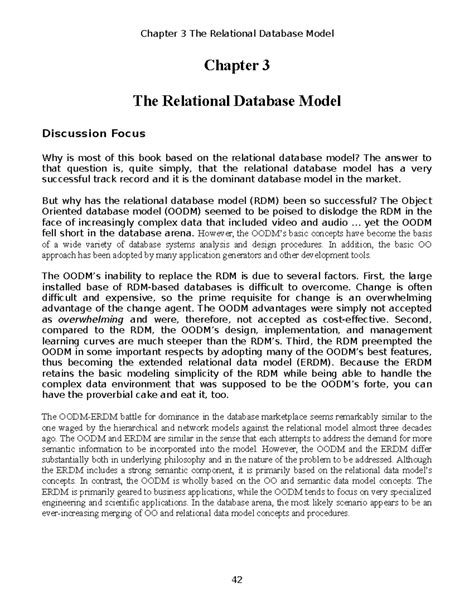Im Ch03 Relational Db Model Ed13 Chapter 3 The Relational Database