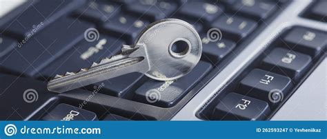Protecting Personal Data And Money Key On Computer Keyboard Stock Image Image Of Email