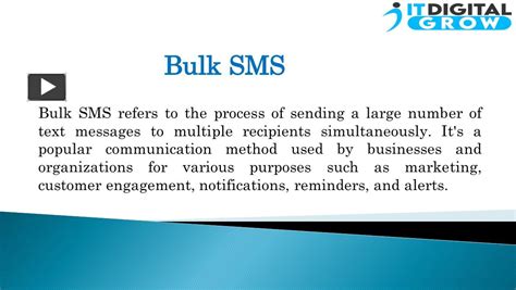 ppt bulk sms powerpoint presentation free to download id 989516