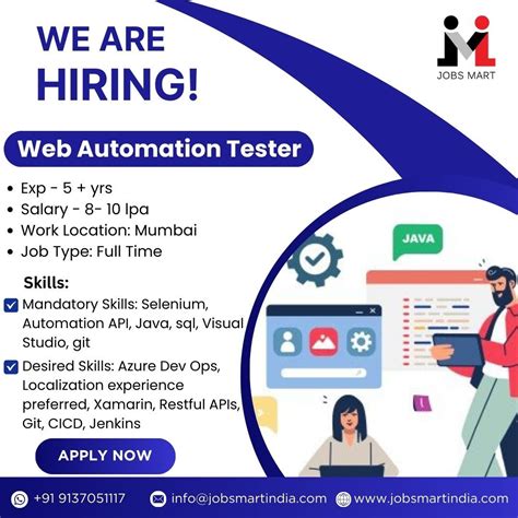 jobs mart india on linkedin selenium automationtesting apitesting