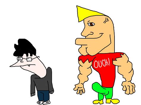 The Virgin Overbitesimpsons Lips Vs The Chad Underbitecaveman Lips