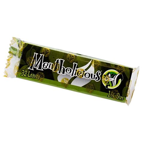 Skunk 1 14 Size Mentholicious Flavored Rolling Papers Rolling Ace