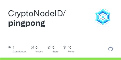 github cryptonodeid pingpong