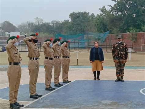 Taking Classes Of Ncc India Ncc