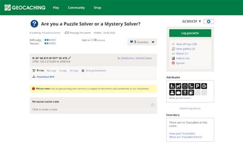 Geocache Solved สำหรบ Google Chrome สวนขยาย ดาวนโหลด