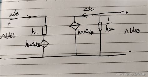 三极管放大电路的分析方法与等效模型 三极管等效模型 Csdn博客