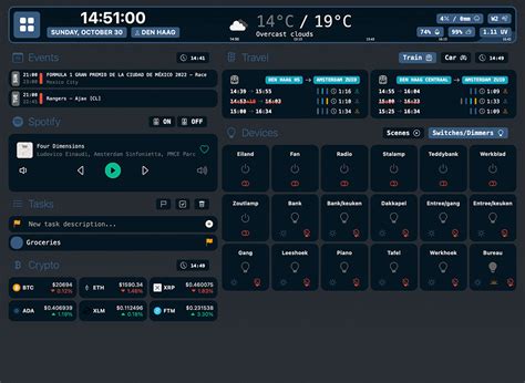 github jwbambacht smart dash smart home dashboard with server side