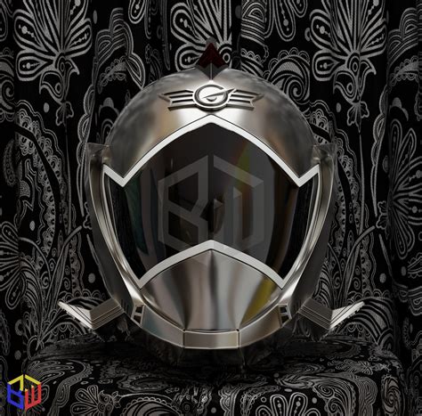 Power Rangers Rpm Silver Ranger Helmet 3d Model 3d Printable Cgtrader