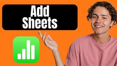 How To Add A Sheet In Apple Numbers Spreadsheet Youtube