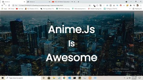 How To Use Animejs Anime Js Library Swapnil Code Youtube