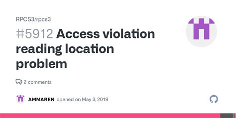 Access Violation Reading Location Problem · Issue 5912 · Rpcs3rpcs3