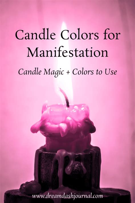 candle colors for manifesting candle color meanings and which to use