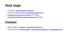 Probabilistic Programming Products By Michael Lee Williams PPT