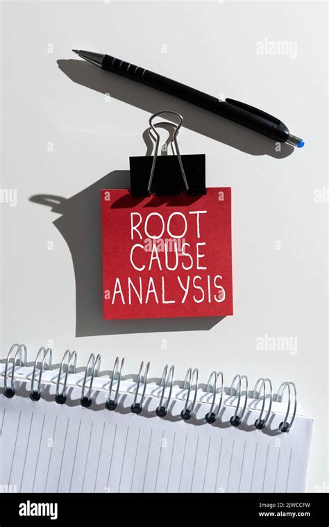 Text Sign Showing Root Cause Analysis Word For Method Of Problem