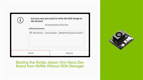 booting the nvidia jetson orin nano dev board from nvme without sdk