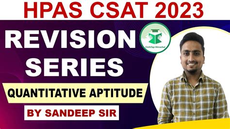 HPAS CSAT 2023 Revision Series Quantitative Aptitude CivilsTap