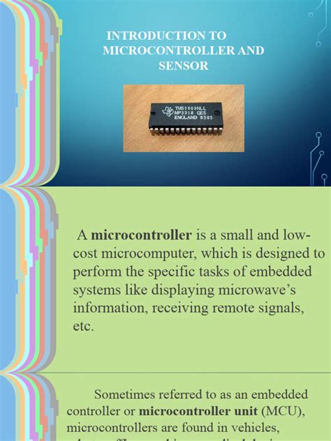 microcontroller pdf microcontroller sensor