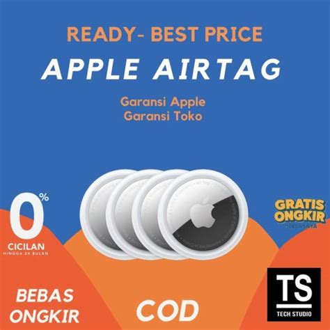 Jual Apple Airtag 2021 Original 4 Pack 1 Pack Smart Tag Gps Tracker Key Ring Brown Di Seller