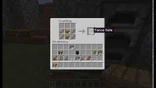 Fence Gate Minecraft Woodworking Challenge