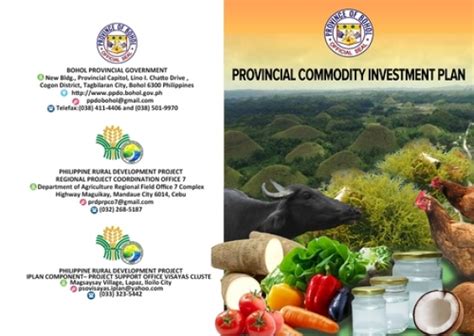 Provincial Commodity Investment Plan Booklet For Bohol