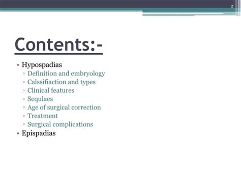 Abnormal Urethral Opening Hypospadias And Epispadiaspptx Sexual