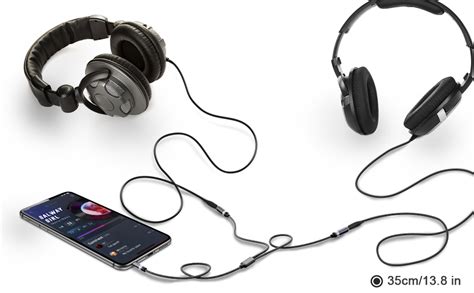 35mm Headphone Splitter 36cm14 Inch Hi Fi Sounds