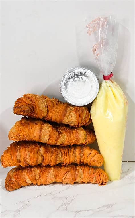 Diy Lobster Tail Pastry Kit 4 Bavarian Cream Filled Delicious
