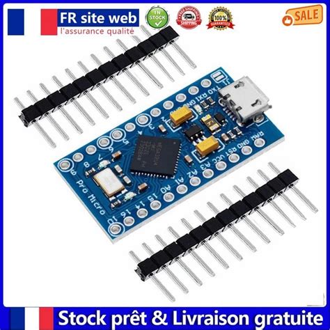 carte pro micro module atmega32u4 5v 16mhz pour arduino ide v1 0 1