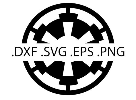 Galactic Empire Symbol Digital Download Instant Download Svg Dxf